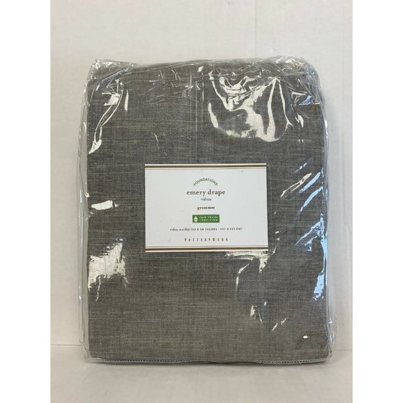 Pottery Barn | Other | Pottery Barn Emery Linencotton Grommet Curtain ...